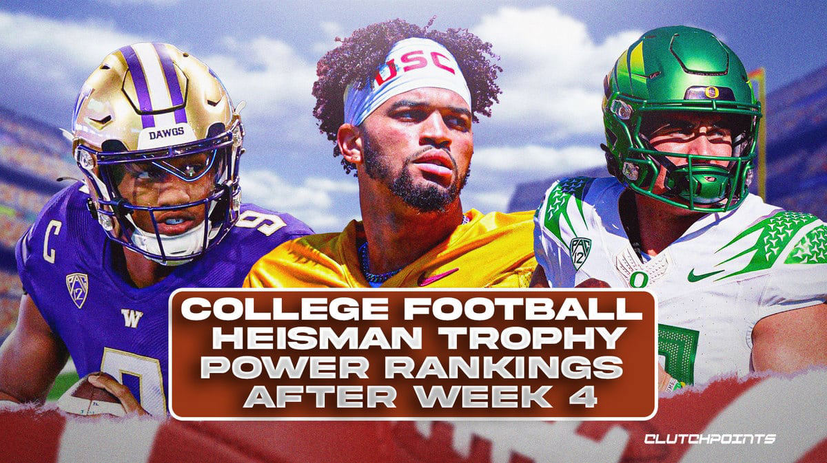 College Football Heisman Trophy Power Rankings After Week 4