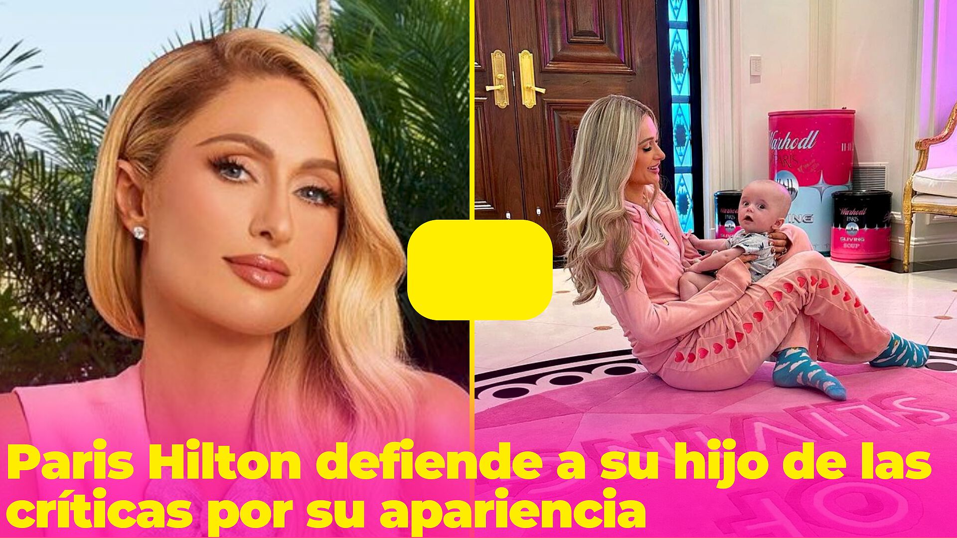 Tras Poner Alto A Burlas Sobre El Físico De Su Hijo Paris Hilton Posa