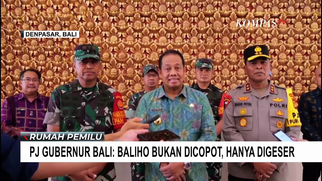 Klarifikasi Pj Gubernur Bali Mahendra Jaya Soal Viral Baliho Ganjar