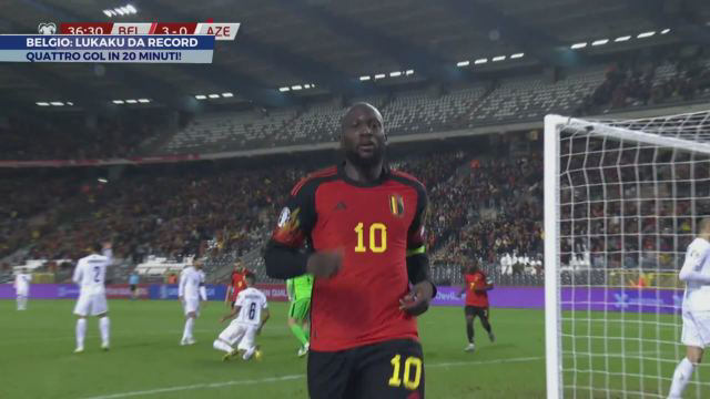 Belgio Lukaku Da Record