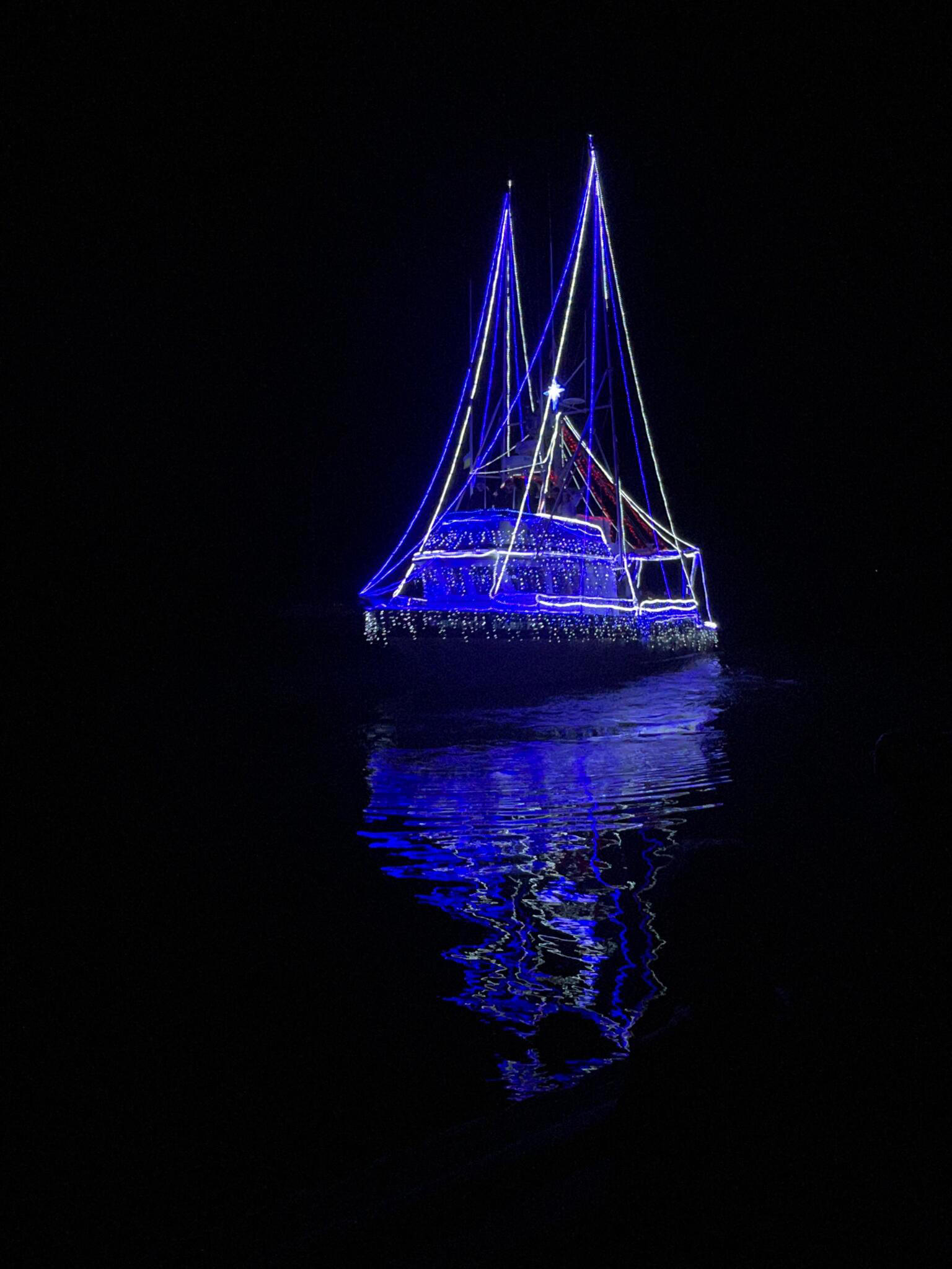 My Wife Caught This Shot At The Boat Parade Morro Bay Hills