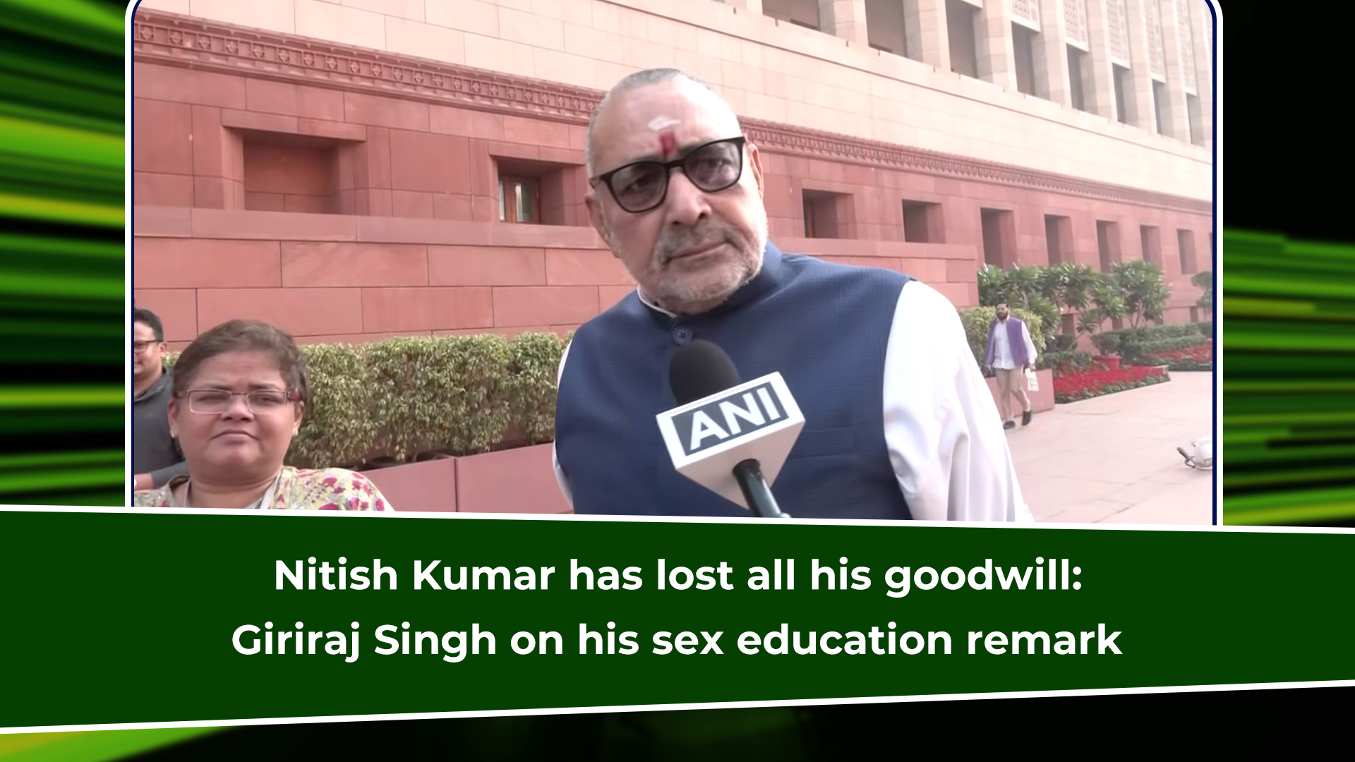 Nitish Kumar Has Lost All His Goodwill Giriraj Singh On His Sex