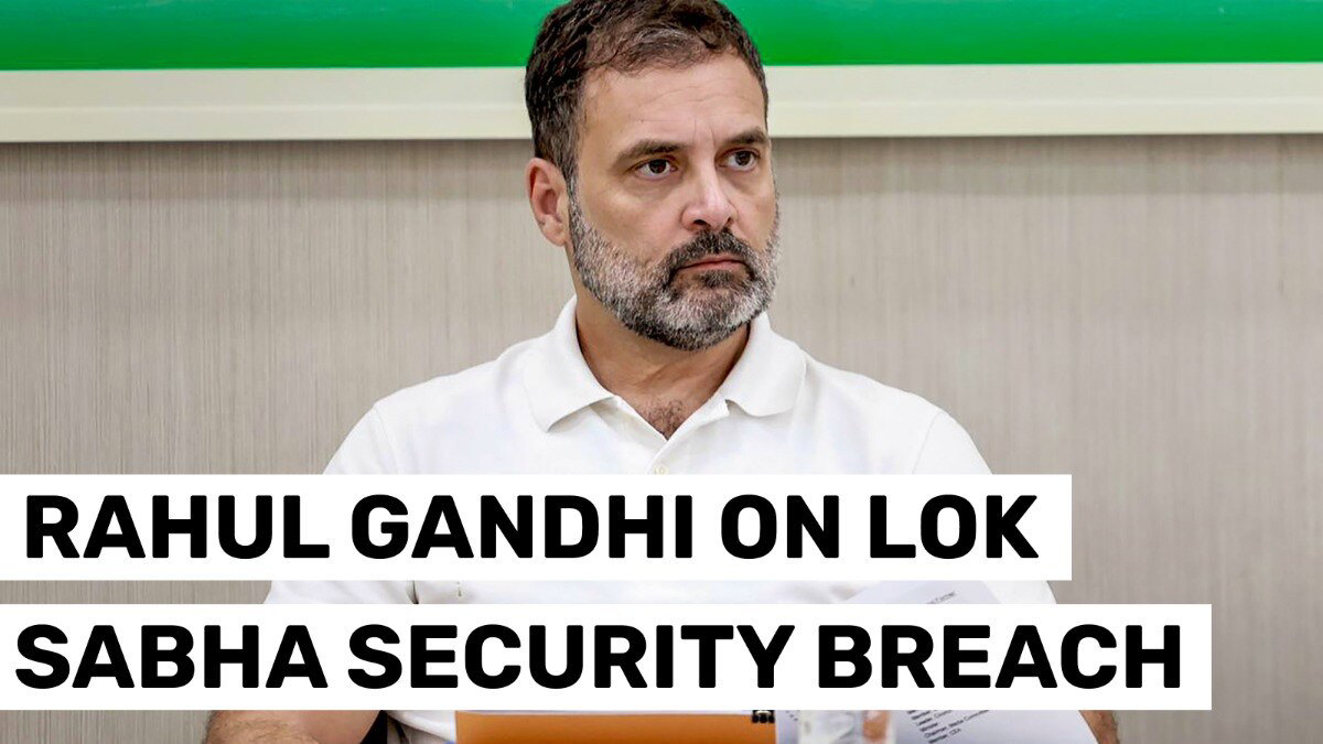 Watch Rahul Gandhi Blames Unemployment For Parliament Security Breach