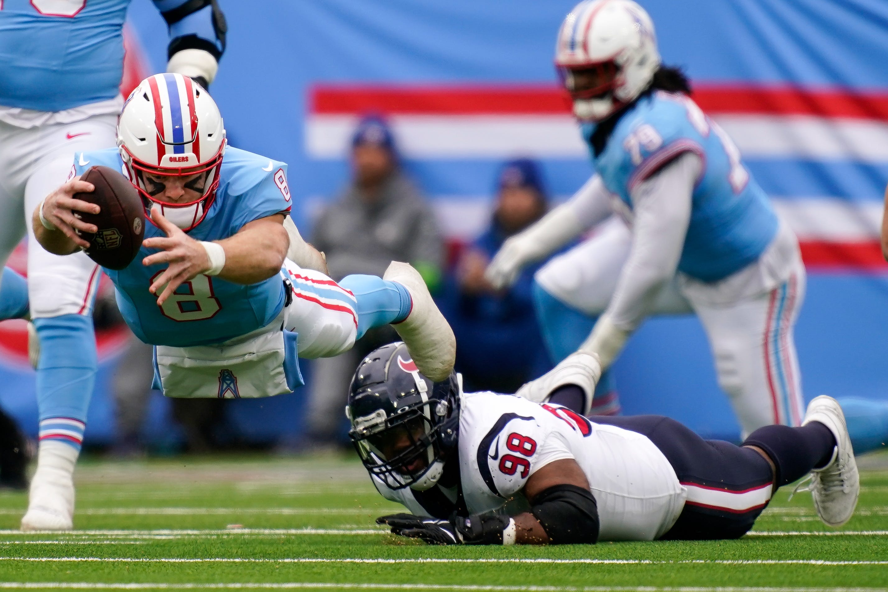 Tennessee Titans Steamrolled By Houston Texans As Will Levis Injures Foot