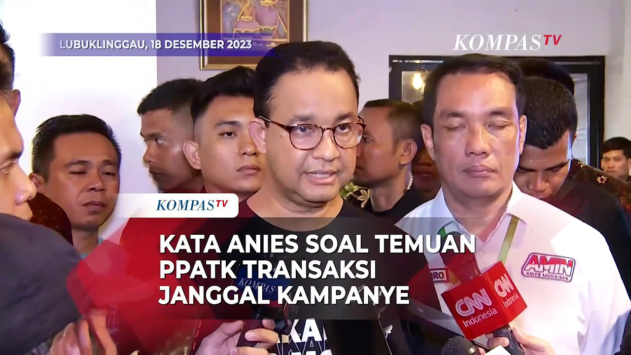 Capres Anies Soal Temuan Ppatk Transaksi Mencurigakan Di Pemilu 2024