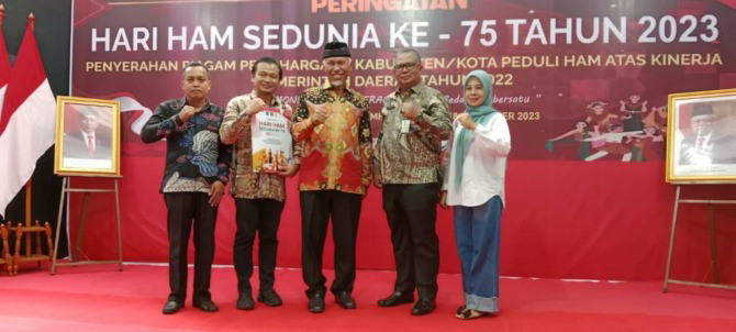 Solsel Raih Predikat Kabupaten Peduli Ham