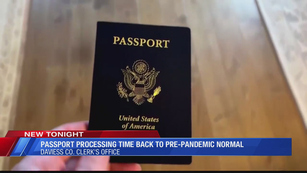 Passport Processing Times Return To Normal