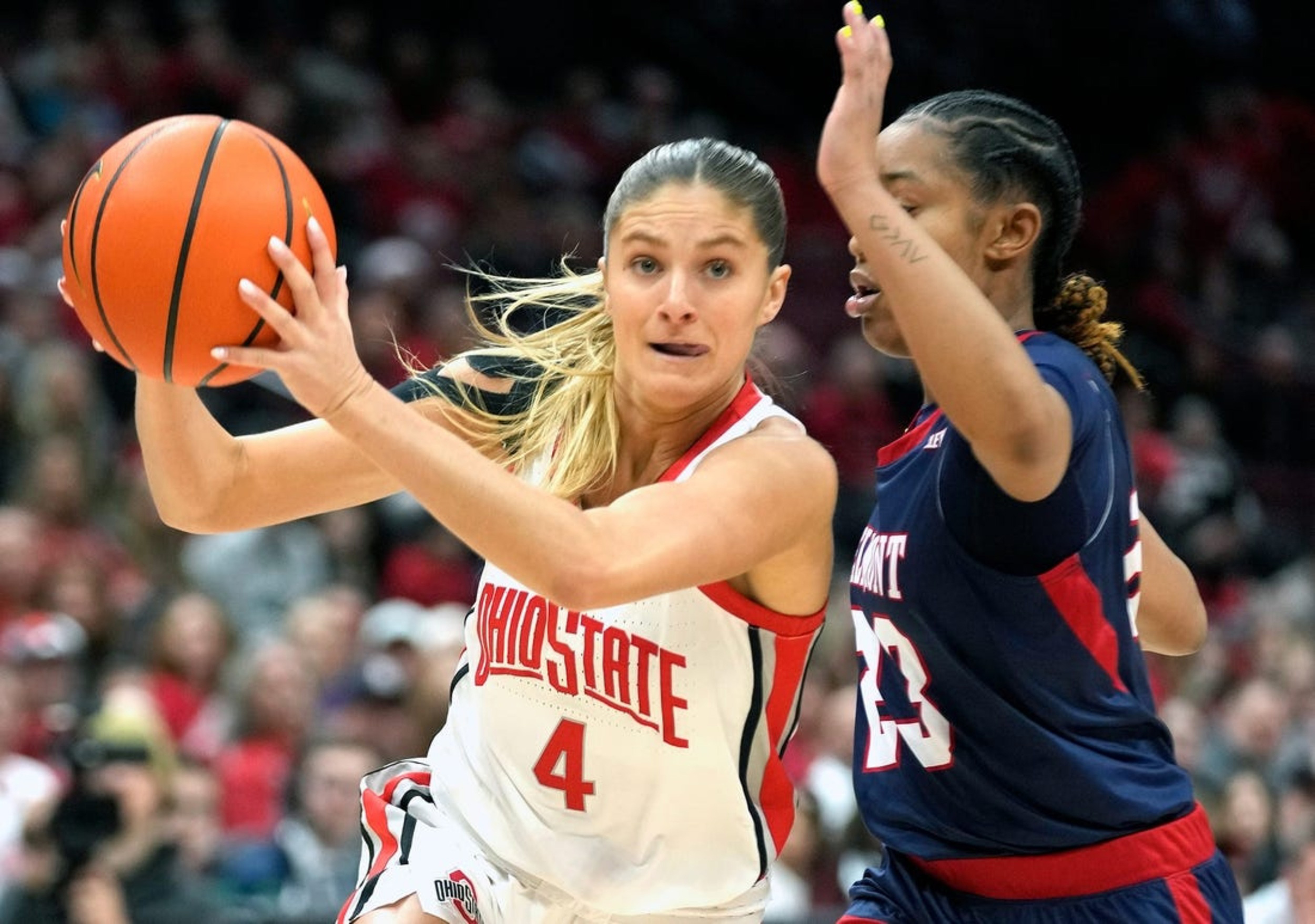 Womens Top 25 Roundup Jacy Sheldon Scores Big For No 13 Ohio State