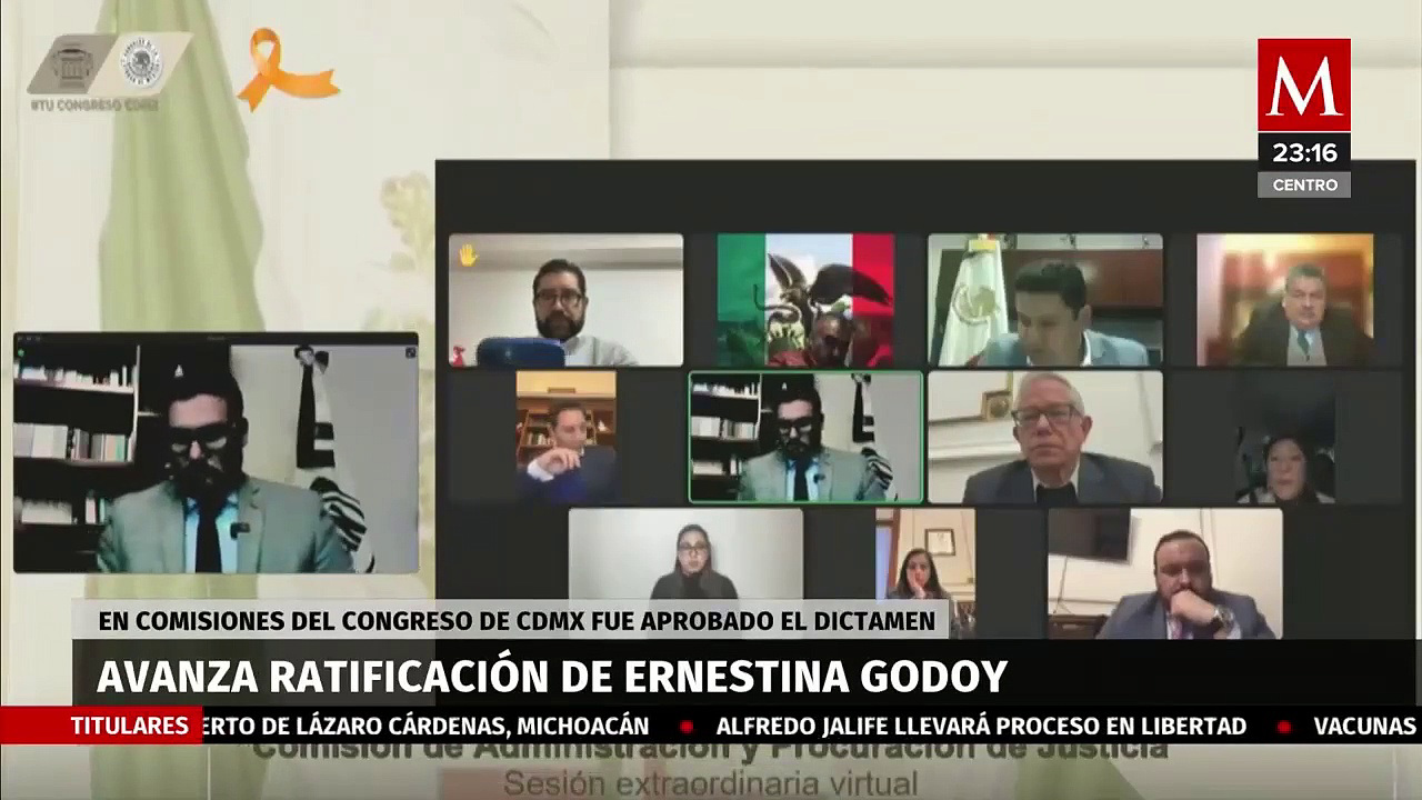 Avalan En Comisiones Dictamen De Ratificación De Ernestina Godoy En