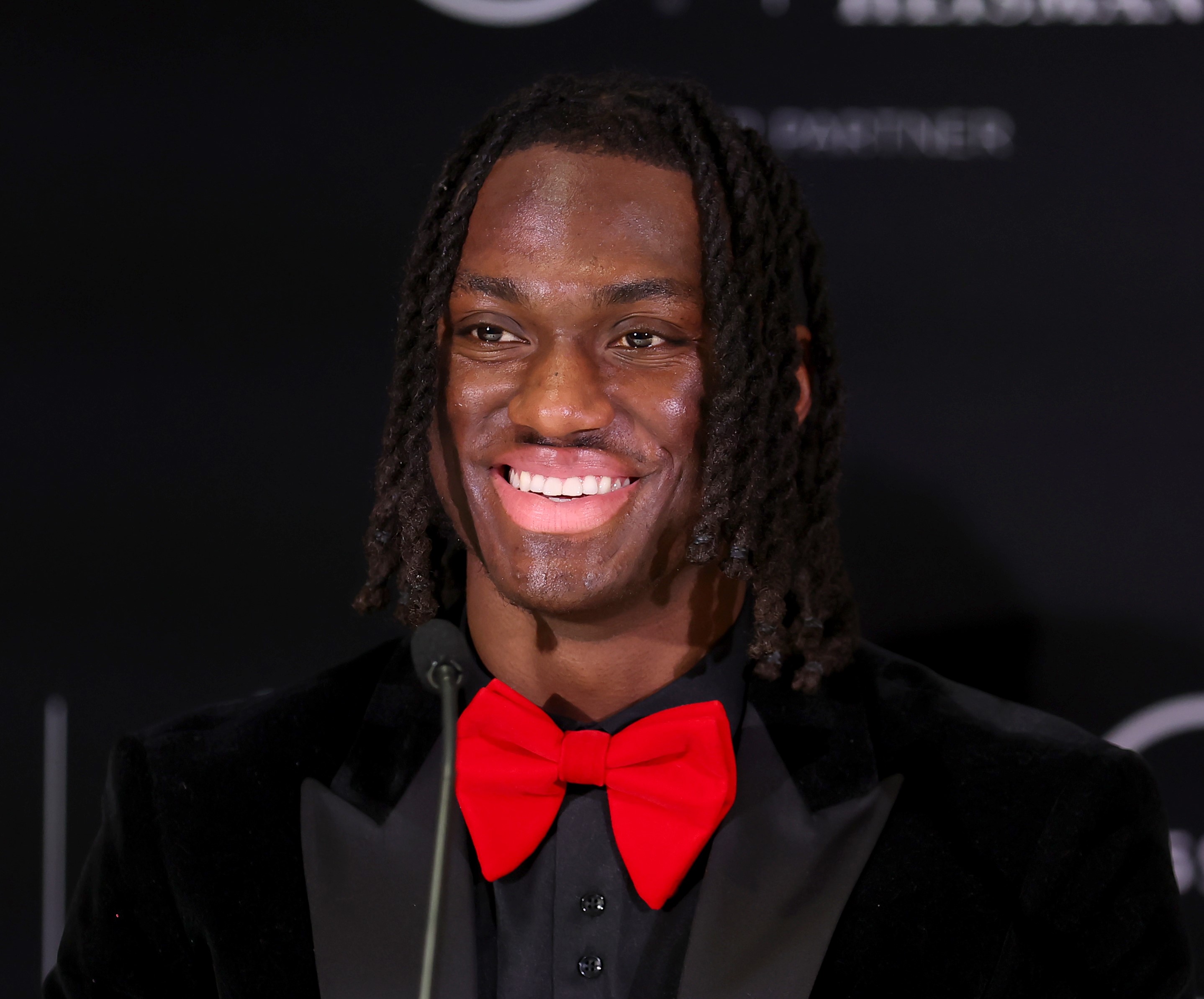 Photos Of Ohio State Receiver Marvin Harrison Jr At The Heisman Ceremony