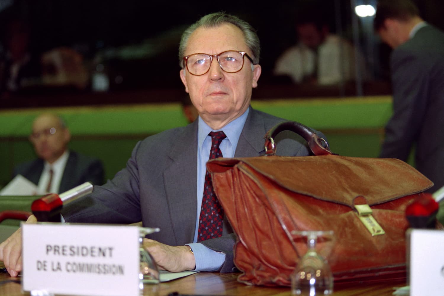 Jacques Delors Ancien Président De La Commission Européenne Sest