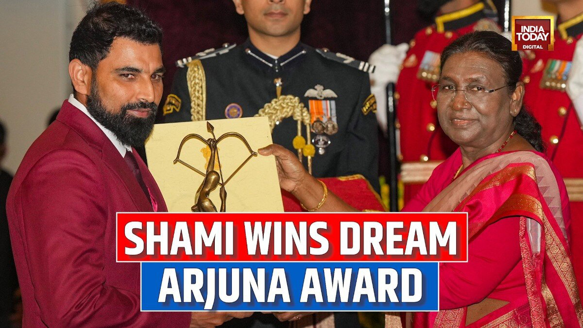 Mohammed Shami Receives Arjuna Award For Record Breaking World Cup Show