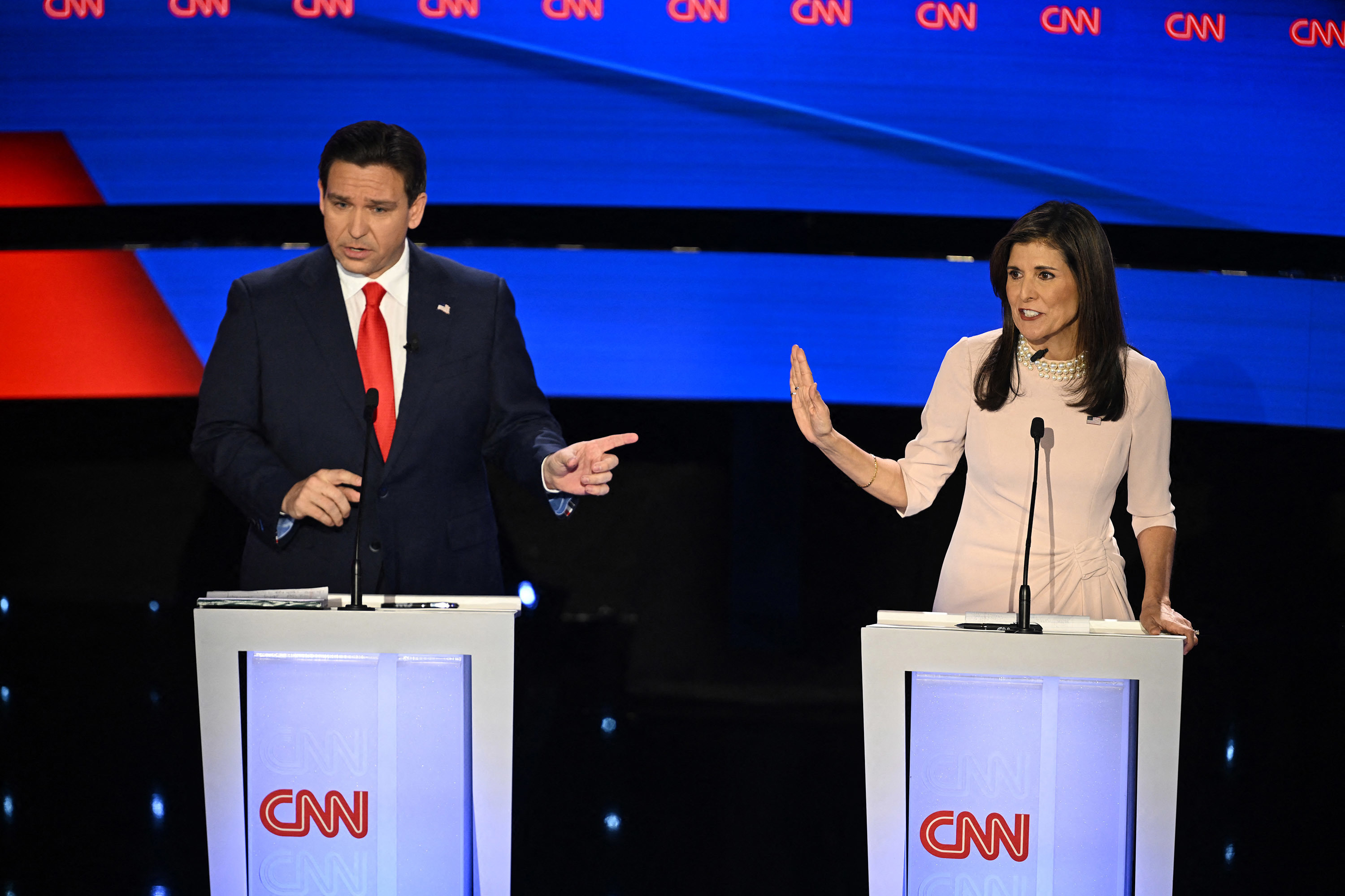 Nikki Haley And Ron Desantis Clash In Final Republican Debate Before