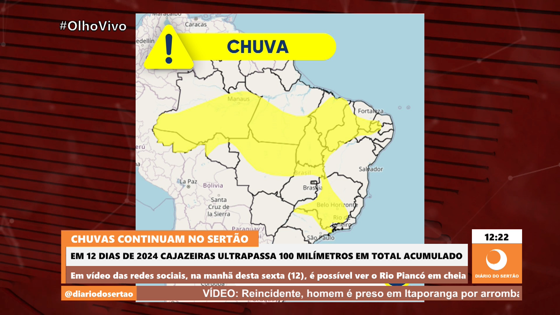 Inmet Alerta Para Perigo Potencial De Chuvas Intensas Na Paraíba Veja