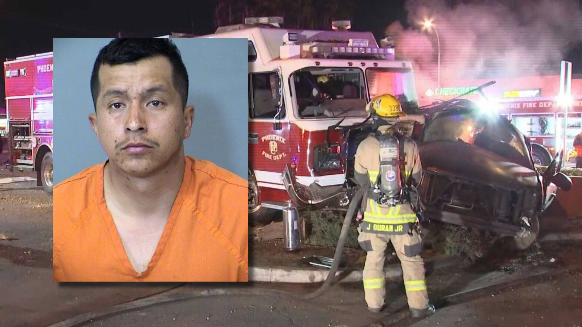 5 Phoenix Firefighters Seriously Hurt After Crash Suv Driver Arrested