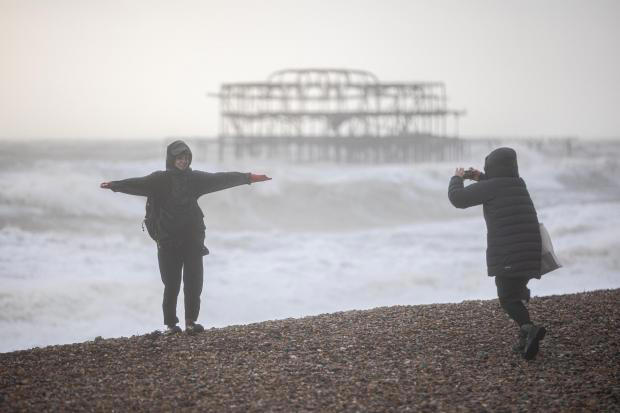 Storm Henk Batters Coast With Strong Winds And Heavy Rain