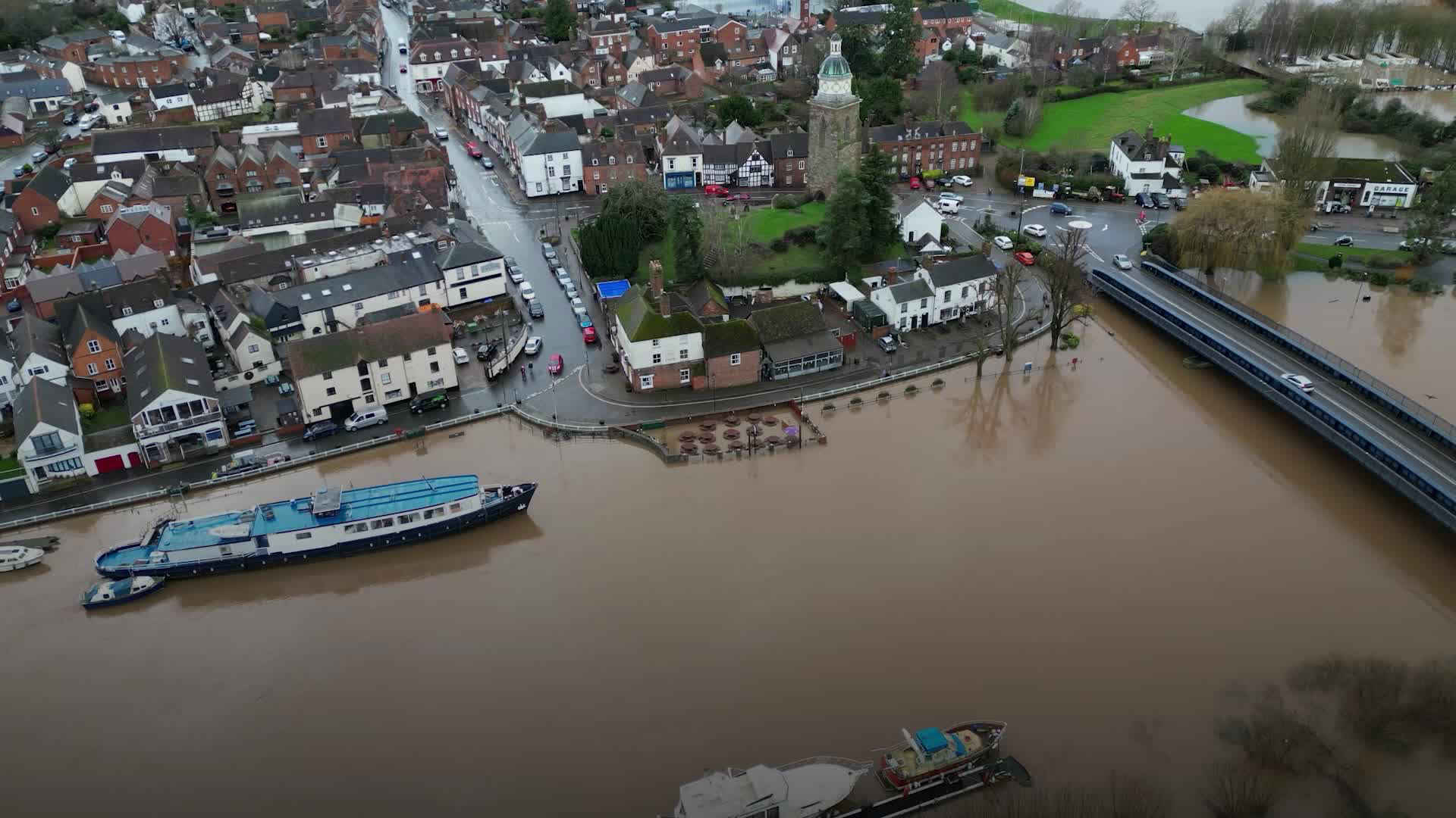 Trains Disrupted And Hundreds Of Flood Warnings After Storm Henk Lashes Uk