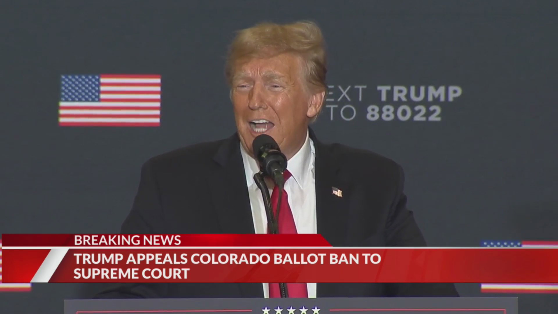 Trump Appeals Colorado Ballot Case To Us Supreme Court