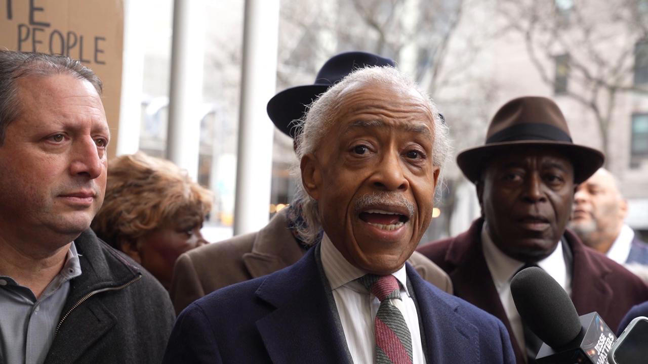 Reverend Al Sharpton Leads Nan Picket Against Bill Ackman 50439468