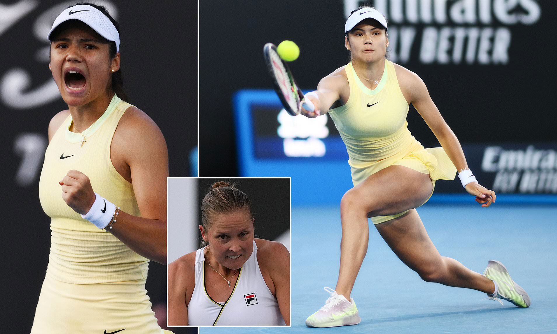 Emma Raducanu Wins In The First Round At The Australian Open