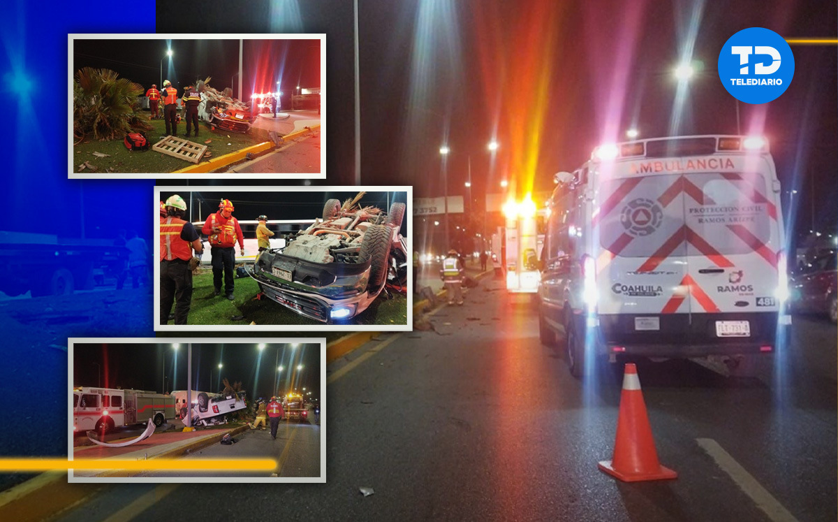 Muere Hombre Prensado Al Chocar Su Camioneta Contra Camión En Bulevar