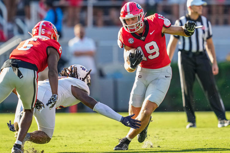 2024 Nfl Draft Georgia Tight End Brock Bowers Goes No 13 Overall To