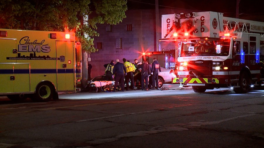 Driver Hits Pole Knocks Out Power In Cleveland