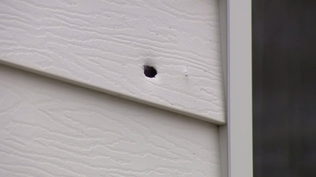 Bullet Holes Riddle Valparaiso Indiana Neighborhood After Shootout