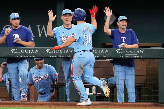 Rangers Rookie Wyatt Langford Hits First Mlb Hr Inside The Park