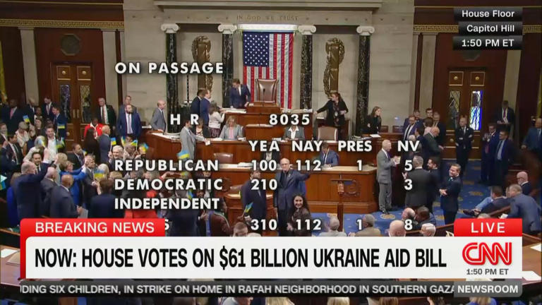 Just In House Passes 61 Billion Ukraine Aid Package