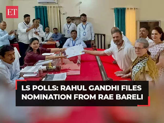 Lok Sabha Elections 2024 Rahul Gandhi Files Nomination From Rae Bareli