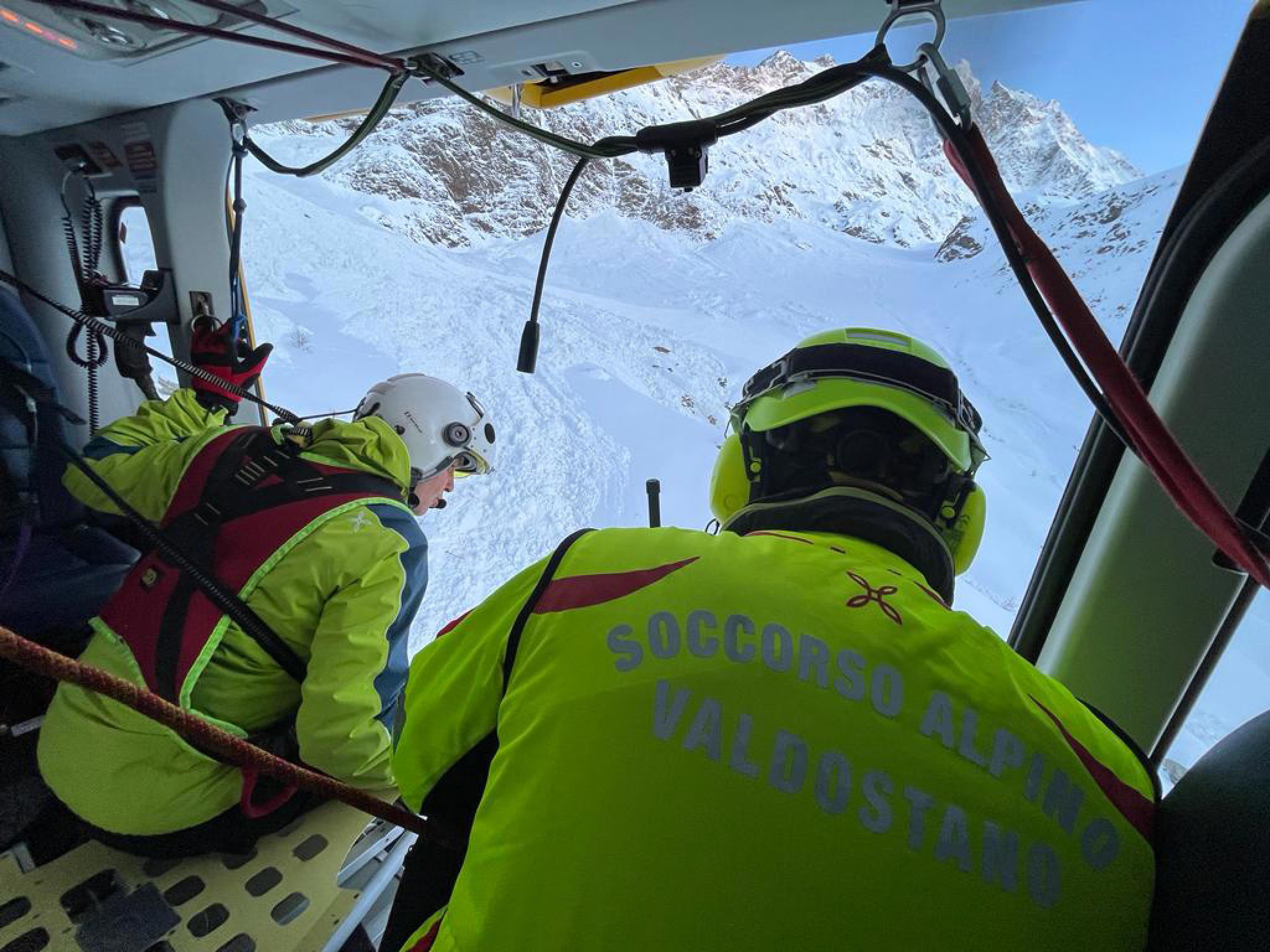 Cade Sul Monte Paramont Morto Scialpinista