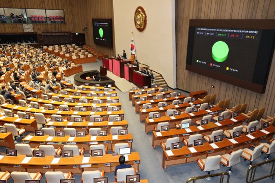 野 尹 거부권 행사한 `방송 4법·노란봉투법·25만원법` 오늘 재표결