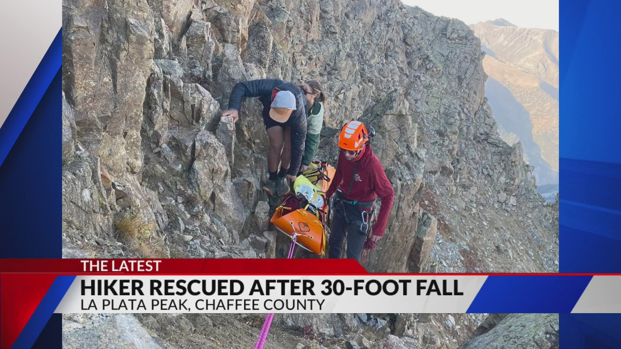 Hiker Rescued After 30 Foot Fall On La Plata Peak