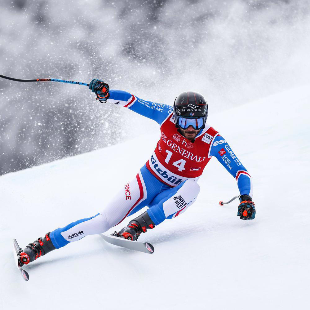 Legendäres Ski Rennen Franzose Sarrazin Gewinnt Erste Abfahrt Von