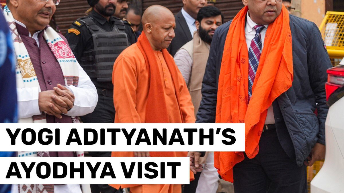 In Ayodhya Yogi Adityanath Reviews Preparations For Ram Mandir Event