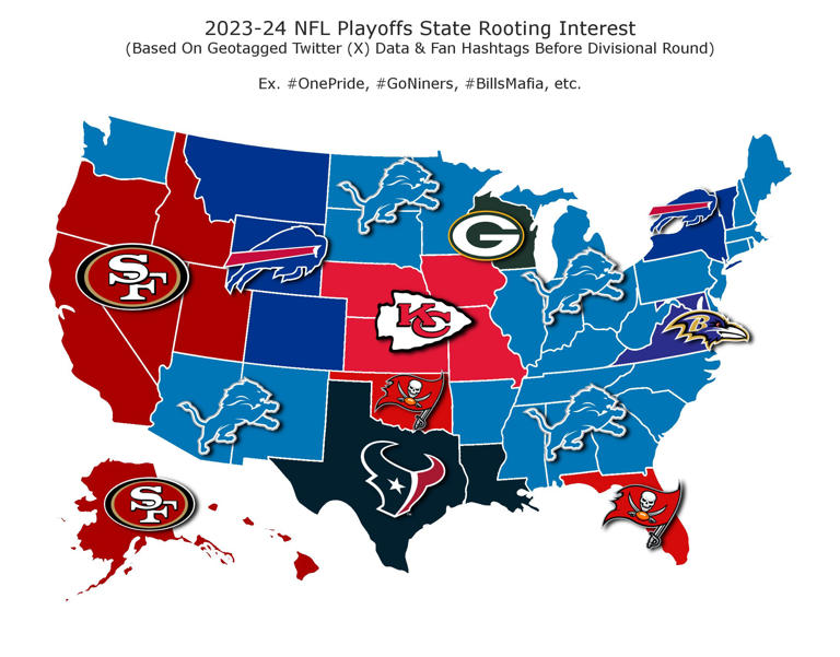 Map Shows The Team Most Of America Is Rooting For As 8 Battle It Out In