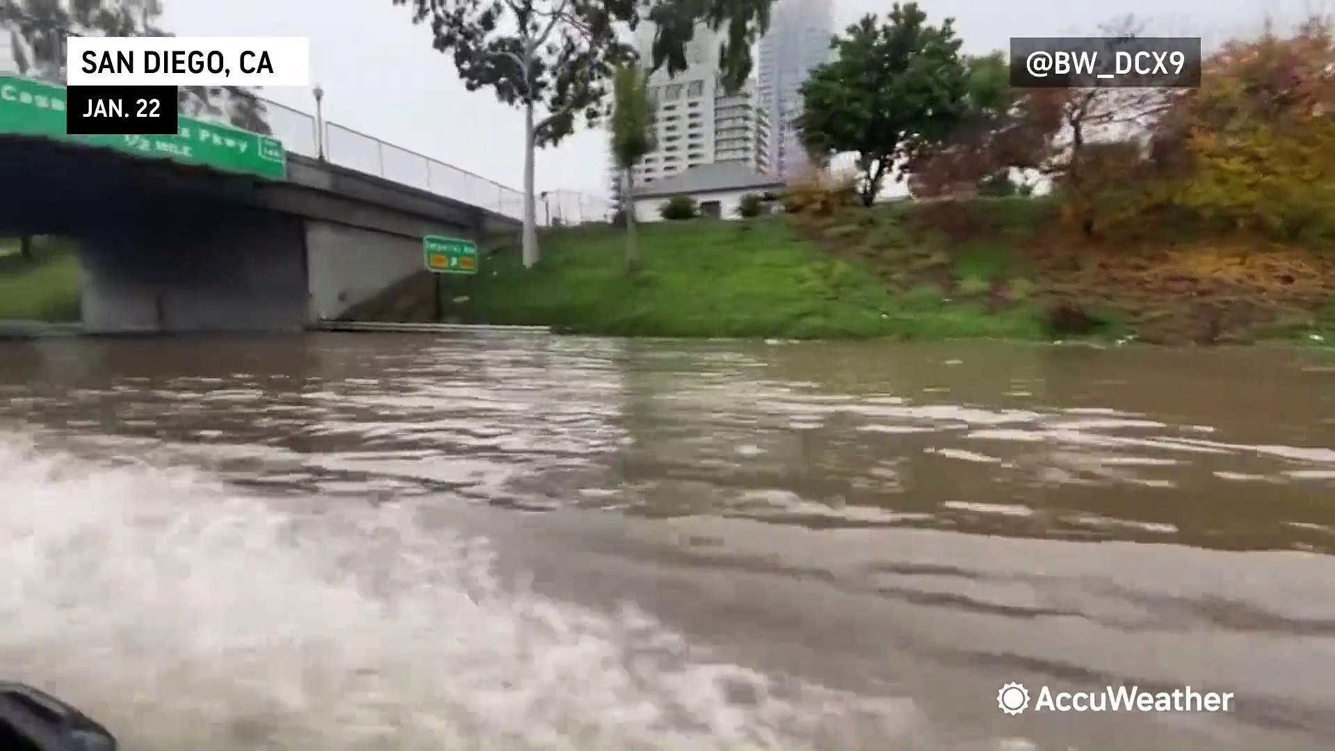 Flooding Wreaks Havoc Across San Diego On The Rainiest January Day In