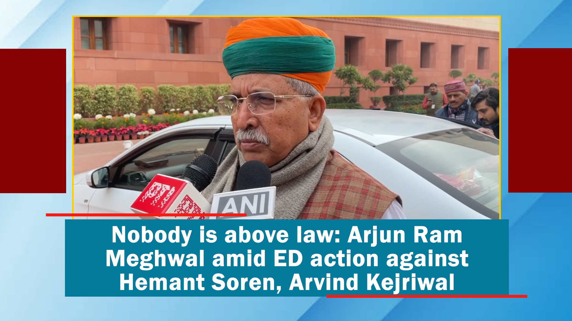 Nobody Is Above Law Arjun Ram Meghwal Amid Ed Action Against Hemant