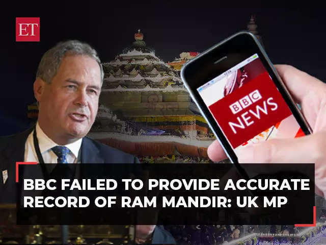 Uk Mp Bob Blackman Criticises Bbcs Biased Reporting Of Ram Mandir