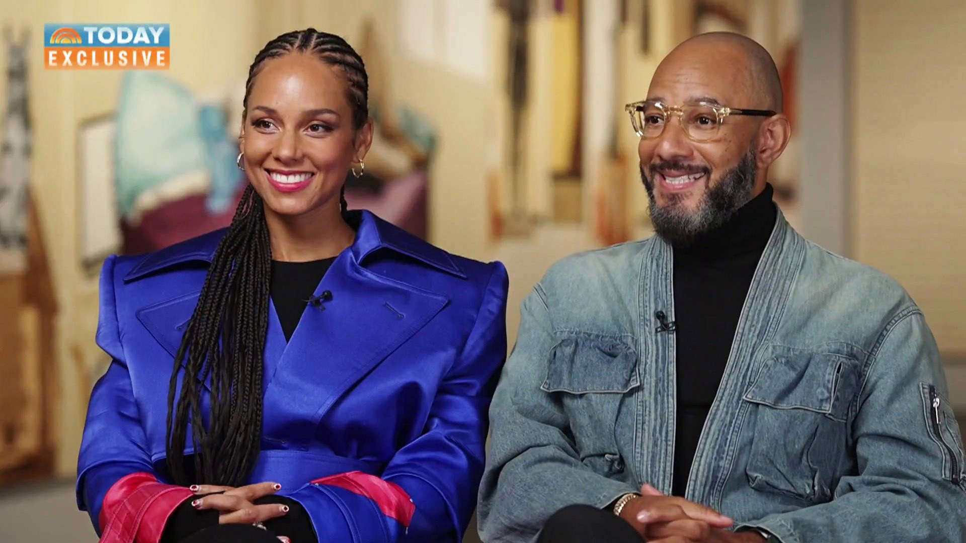 Alicia Keys Swizz Beatz On Inspiring Others With ‘giants Art Exhibit