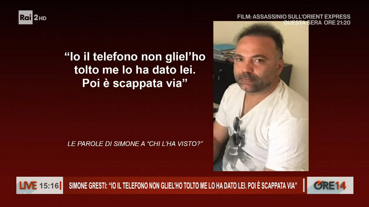 Simone Gresti Io Il Telefono Non Glielho Tolto Me Lo Ha Dato Lei