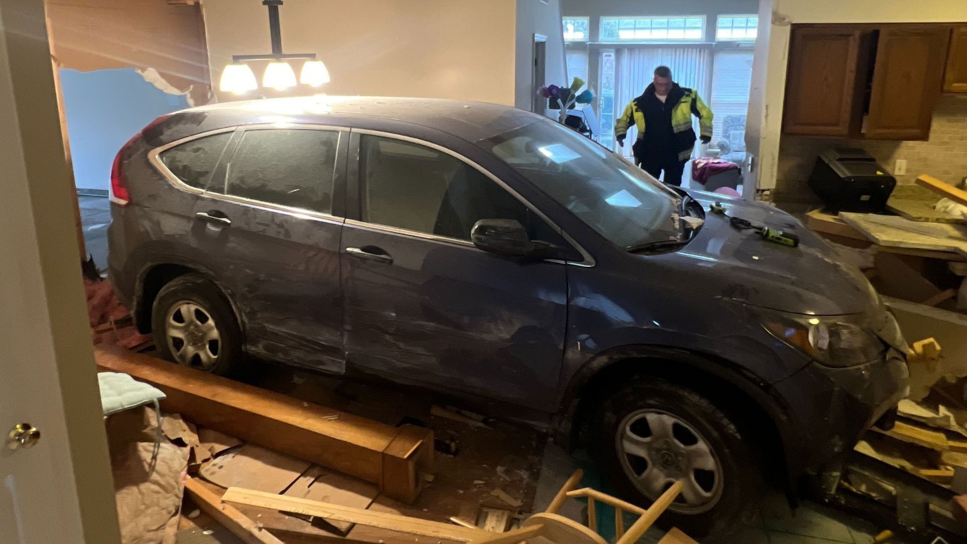 Westlake Man Drives Suv Into Neighbors Home