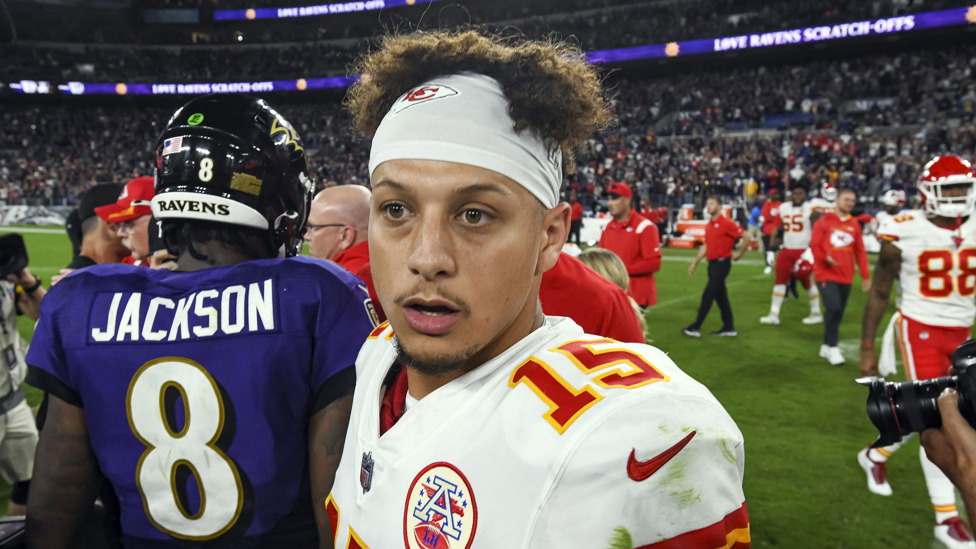 Patrick Mahomes Vs Lamar Jackson Games Have Been Extremely One Sided