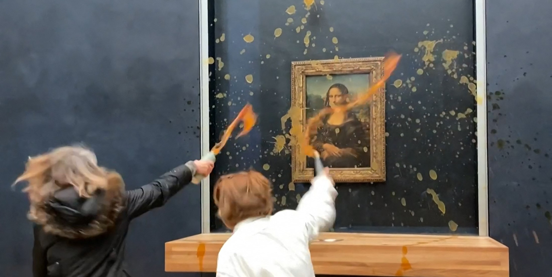 Vandal Expressionism Attacks On Famous Works Of Art