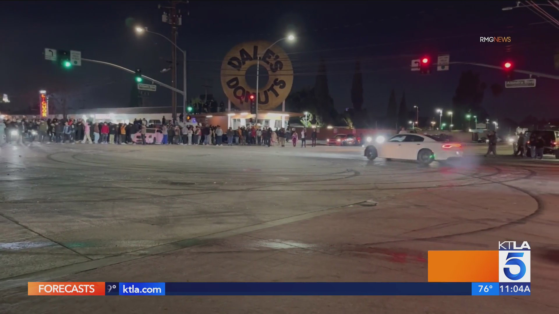 Dozens Of Cars Impounded After Police Bust Street Takeovers Across Los