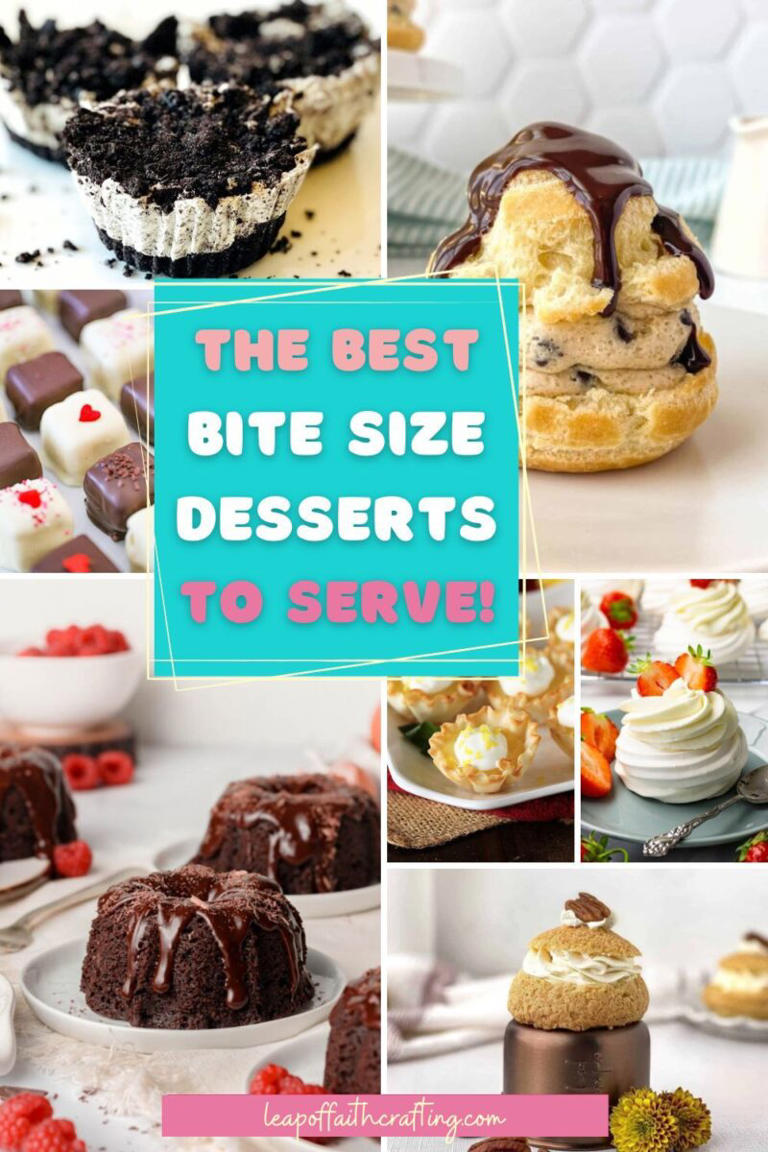 Best 15 Bite Size Desserts For Parties Easy Recipes