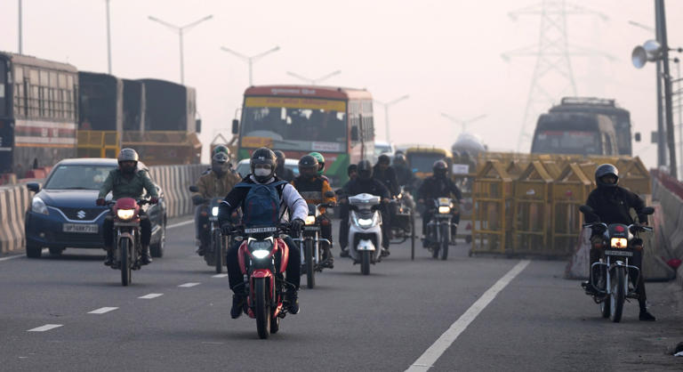 Farmers March Traffic Restrictions In Place At Delhi Borders