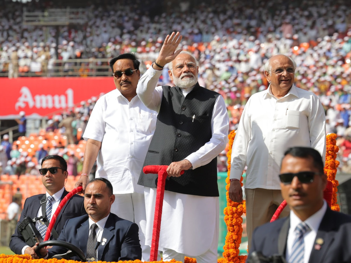 Modi In Gujarat Pm Participates In Golden Jubilee Celebrations Of