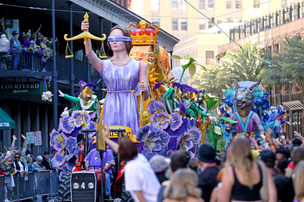 Watch As King Of Carnival Leads Traditional Mardi Gras Parade In New